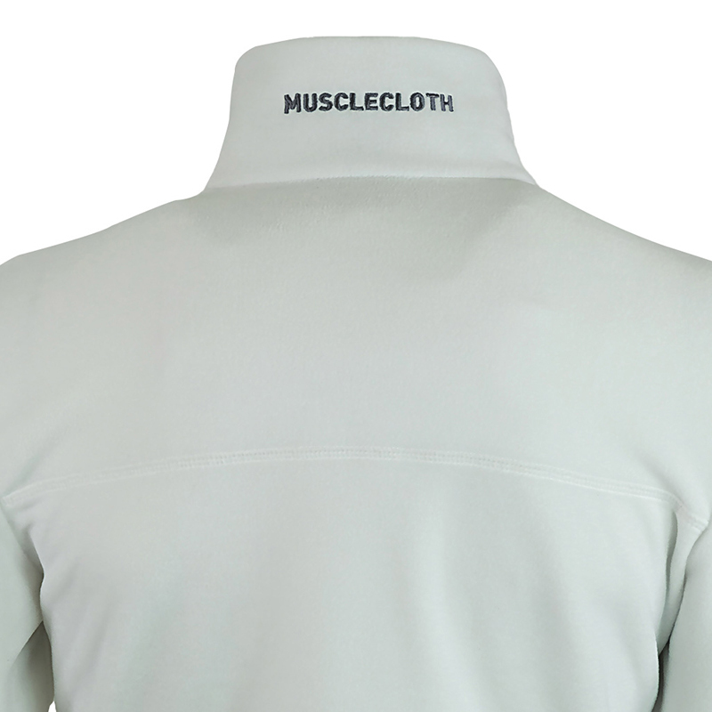 Musclecloth Pro Softshell Mont + Tam Fermuarlı Erkek Polar Beyaz ...